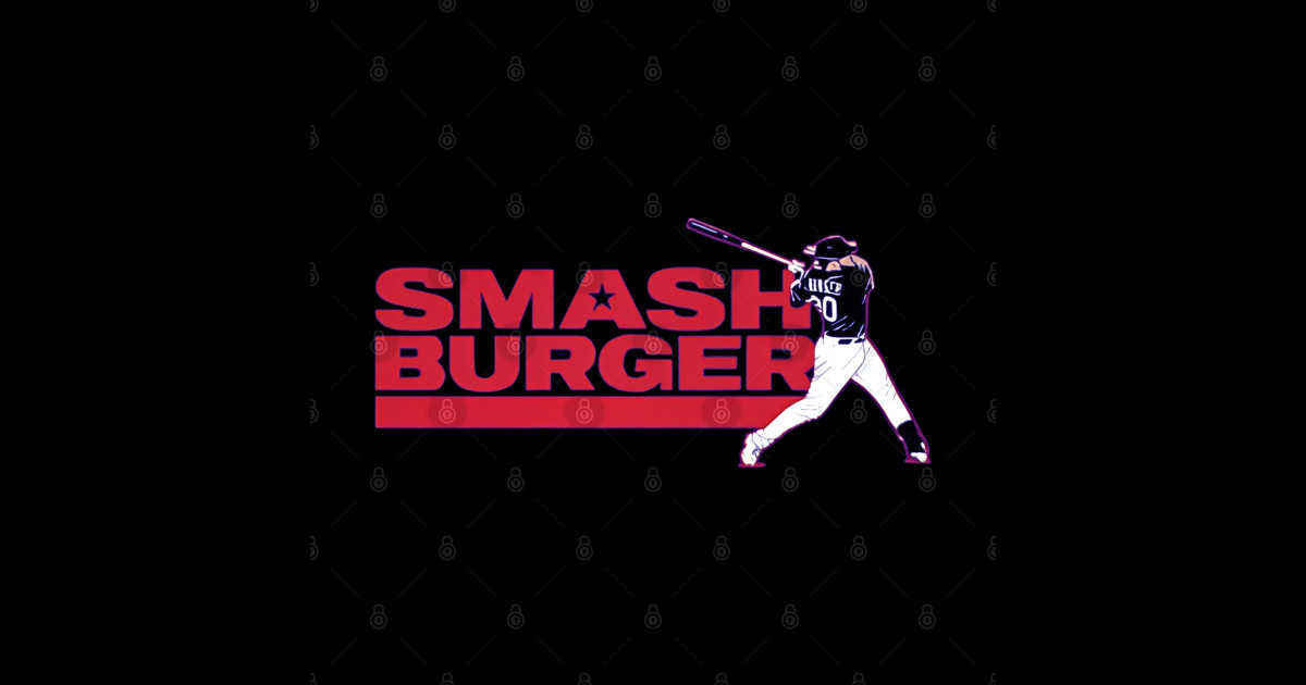 Jake Burger-Texas Smash Burger - Baseball - Sticker | TeePublic