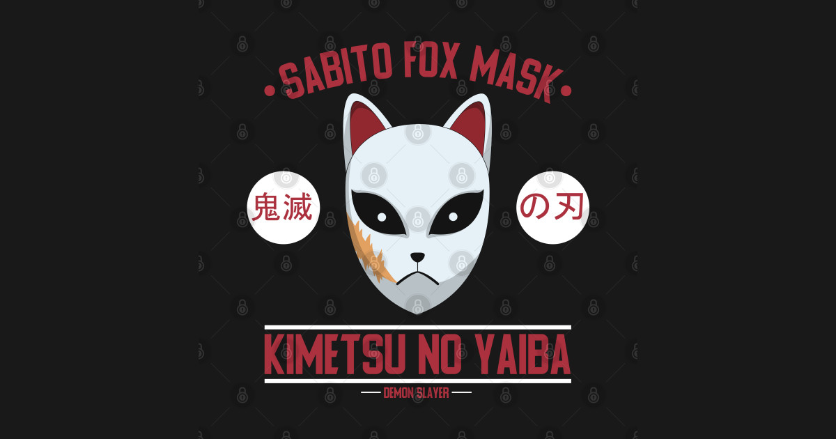 Sabito Mask - Sabito Demon Slayer - T-Shirt | TeePublic