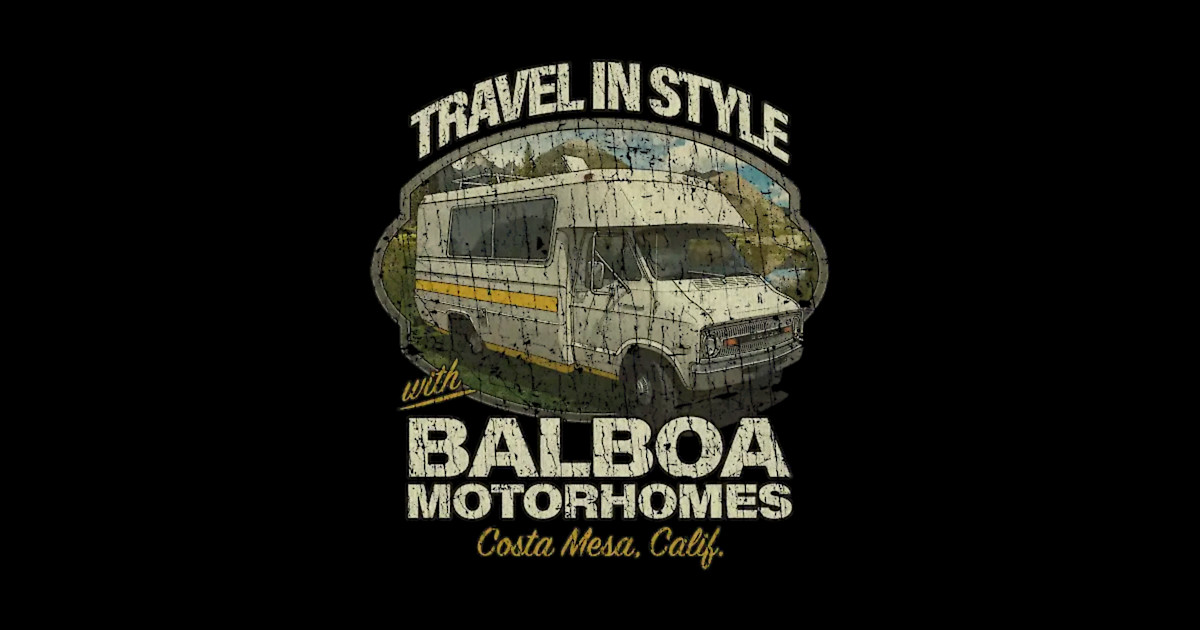 Balboa Motorhomes 1968 - Van Life - Sticker | TeePublic