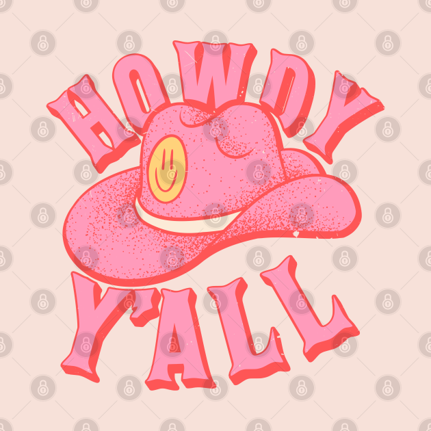 HOWDY HOWDY HOWDY YALL | Preppy Aesthetic | Creamy Pink Background ...