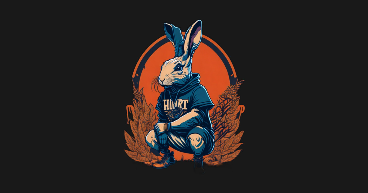 Hip-hop rabbit - Hip Hop Urban Clothing - T-Shirt | TeePublic