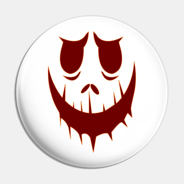 Trick or treating Dark Red - Halloween - Pin | TeePublic