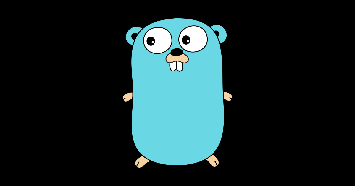 Go Lang Logo Gopher Go Sticker Teepublic