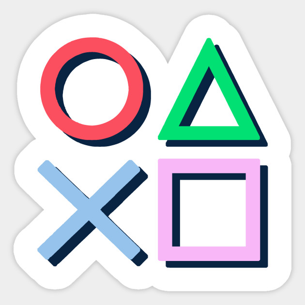 Playstation - Ps4 - Sticker | TeePublic