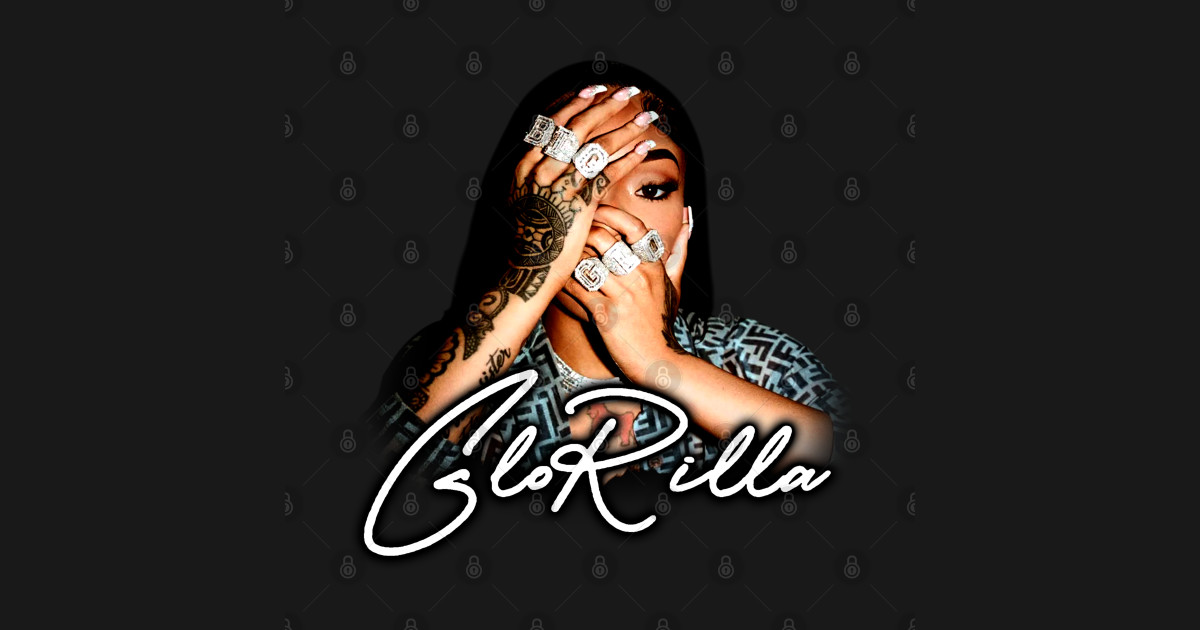 Glorilla Silhouette - Musician - T-Shirt | TeePublic