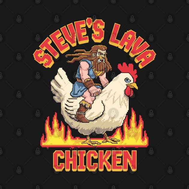 Steve's Lava Chicken Shirt Song Minecraft Movie Women Men Lava Chicken ...