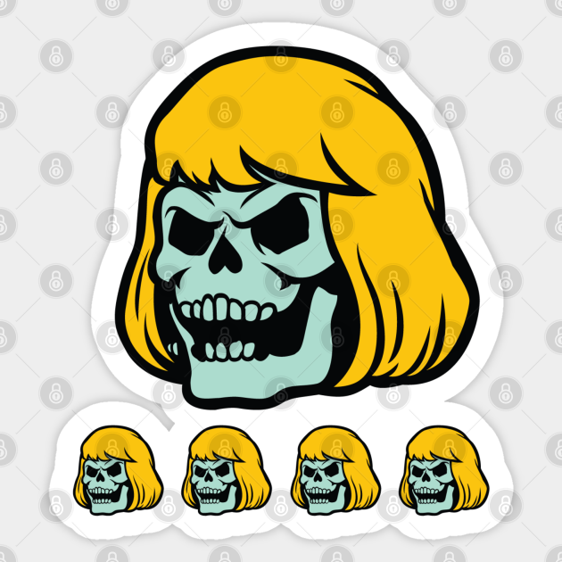 Skeleman Stickers - Skeletor - Sticker | TeePublic