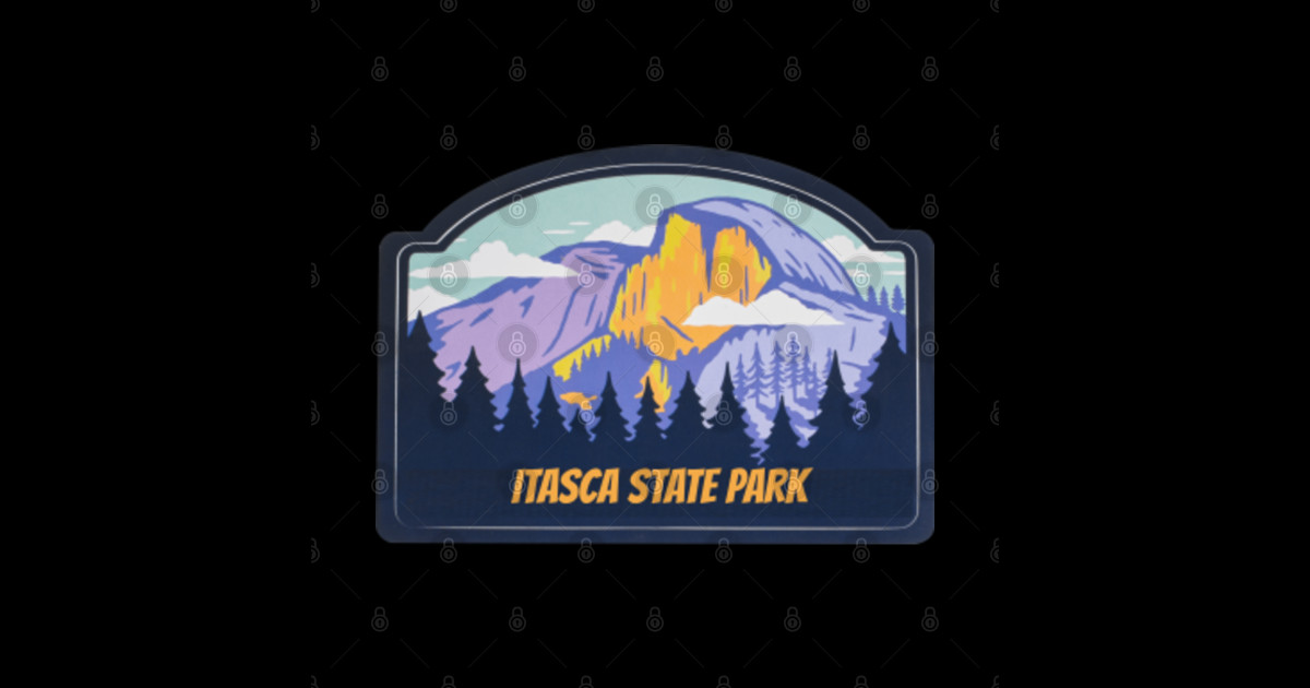 Itasca State Park - Park - Sticker | TeePublic