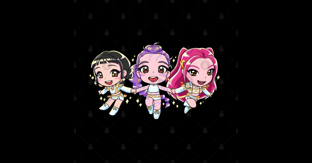 Golden Huntrix - Kpop Demon Hunter - Huntrix - Sticker | TeePublic