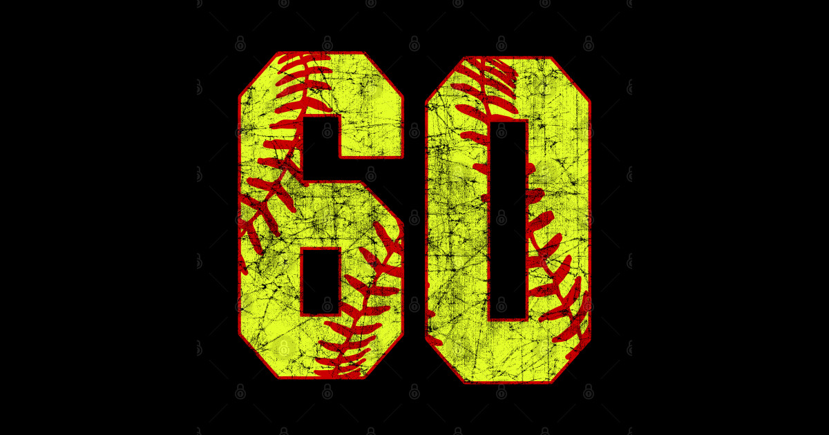 Fastpitch Softball Number 60 #60 Softball Shirt Jersey Uniform Favorite ...