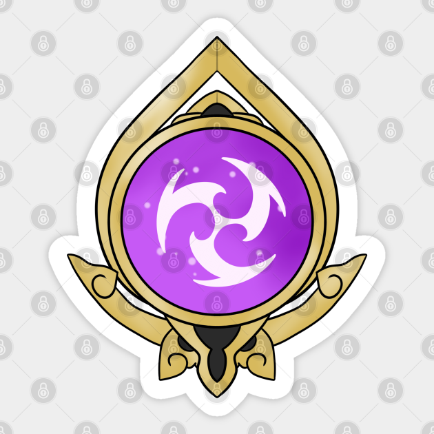 Sumeru Electro Vision - Genshin Impact - Sticker | TeePublic