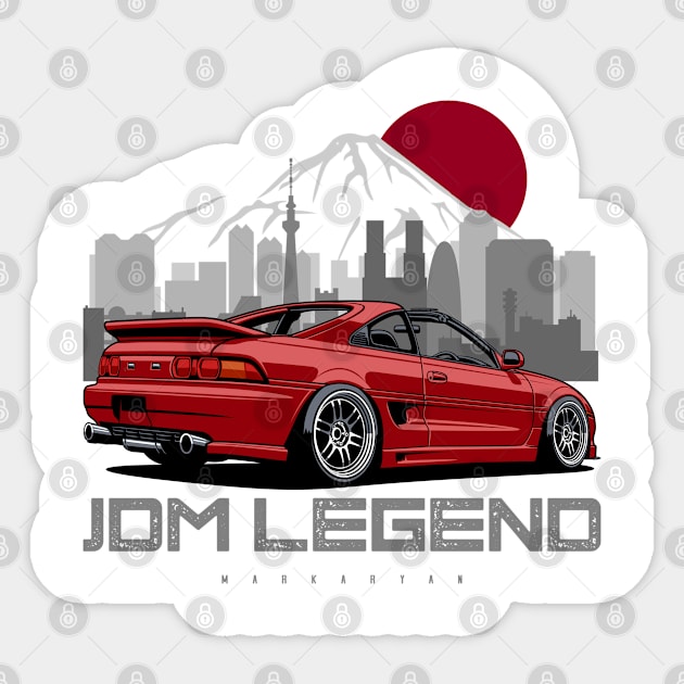 JDM Legend - Toyota Mr2 - Sticker | TeePublic