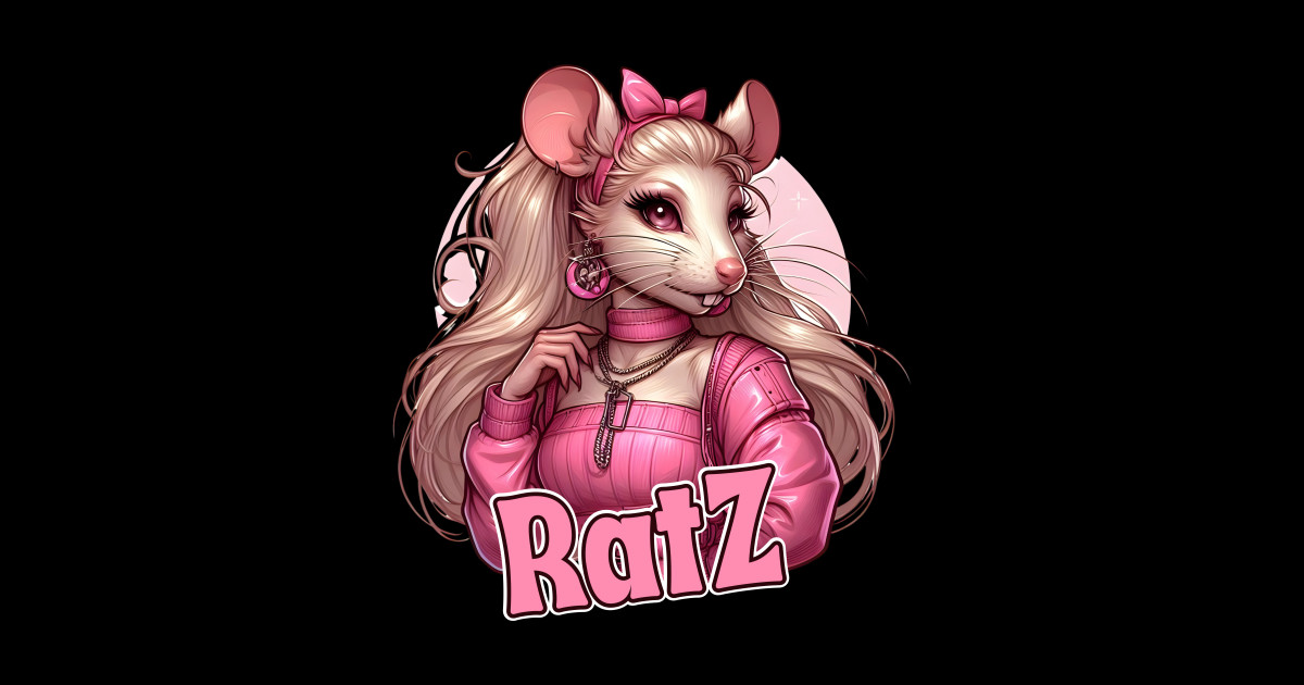Ratz rat doll meme - Ratz - Sticker | TeePublic