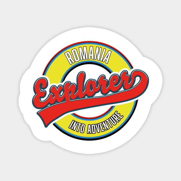 Romania explorer into adventure logo - Romania Explorer - Magnet ...