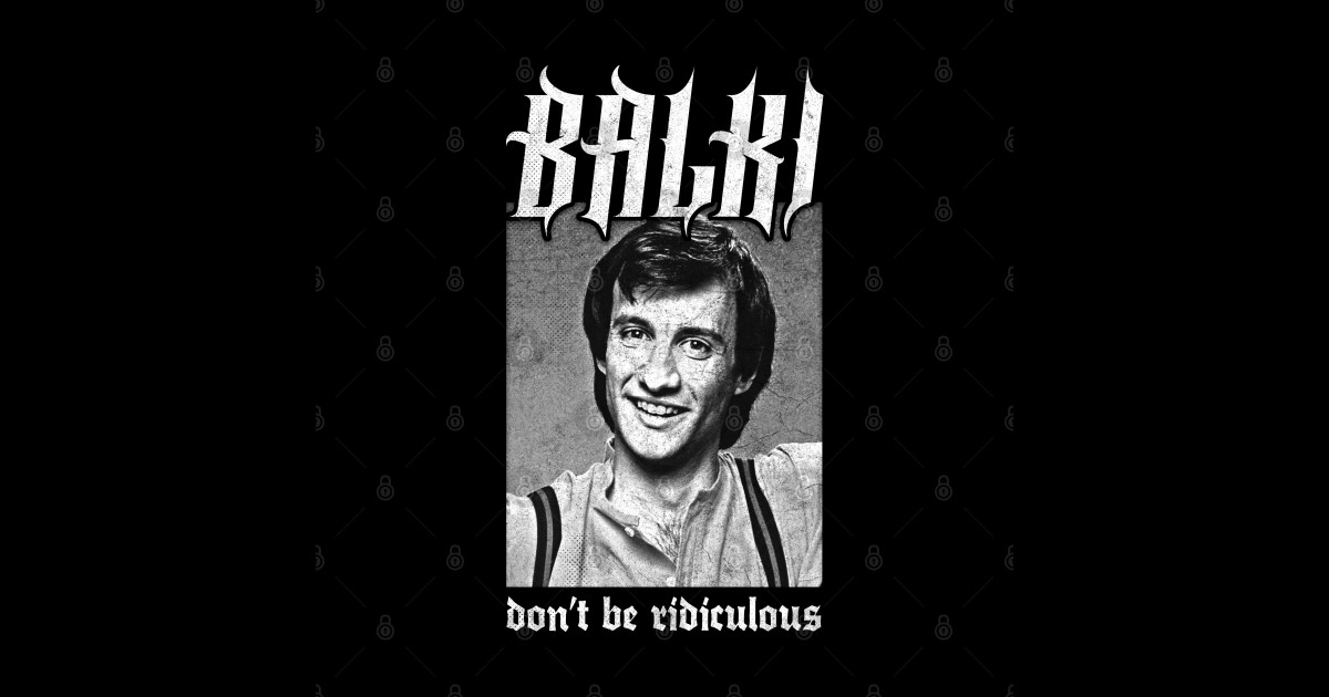 Balki †† Vintage Look Aesthetic Design - Balki Bartokomous - Sticker ...