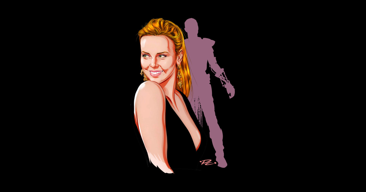 Charlize Theron - An illustration by Paul Cemmick - Charlize Theron ...
