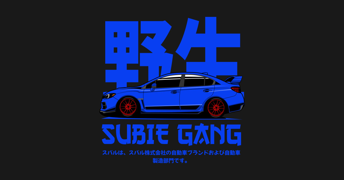 Subie gang blue - Subaru - T-Shirt | TeePublic