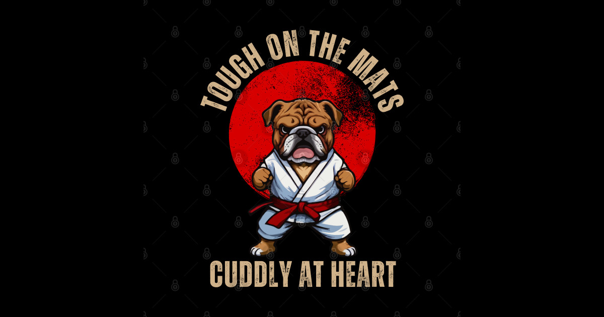Funny Karate Bulldog Master Quote - Karate Bulldog - Sticker | TeePublic