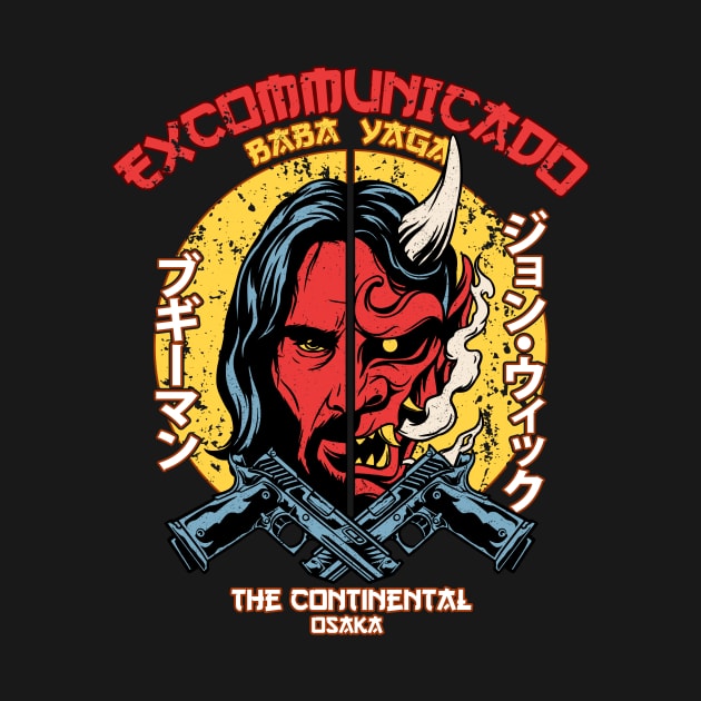 Excommunicado. The Continental Osaka - Excommunicado - T-Shirt | TeePublic
