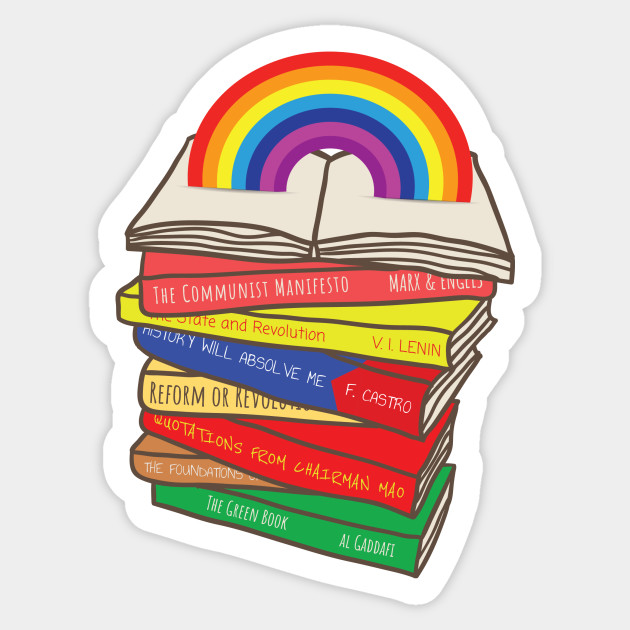 Knowledge is Power - Communism - Sticker | TeePublic