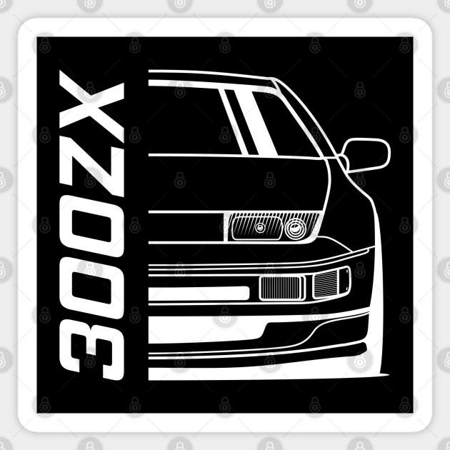 JDM Front 300ZX Z32 - 300zx - Sticker | TeePublic
