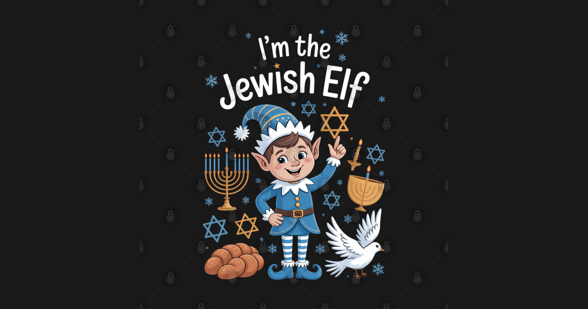 Happy Hanukkah Jewish Elf Family Group Christmas Pajama - Happy ...