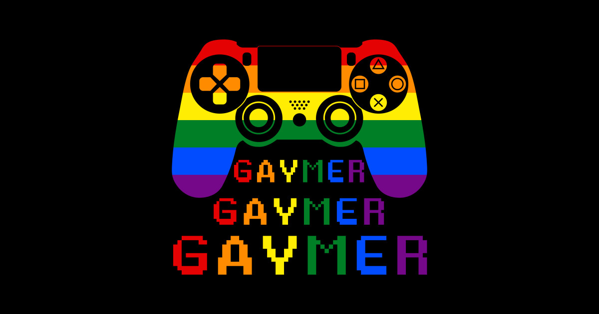 Gaymer Gay Pride Flag LGBT Gamer LGBTQ Gaming Gamepad - Gaymer Gay ...