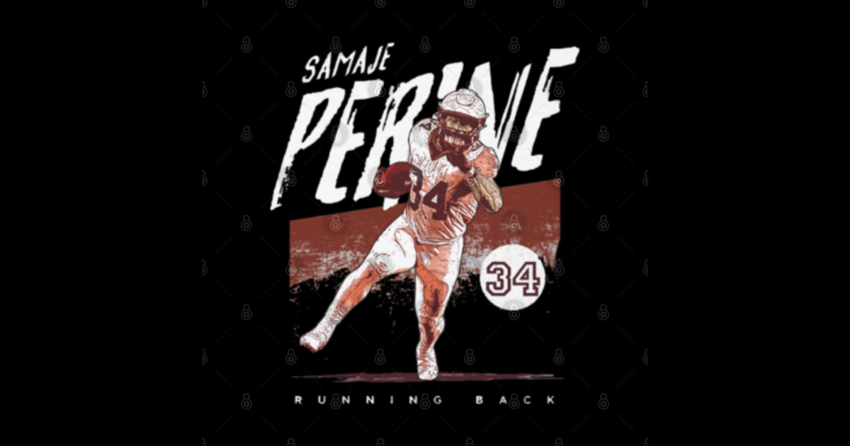 Samaje Perine Cincinnati Grunge - Samaje Perine - Sticker | TeePublic
