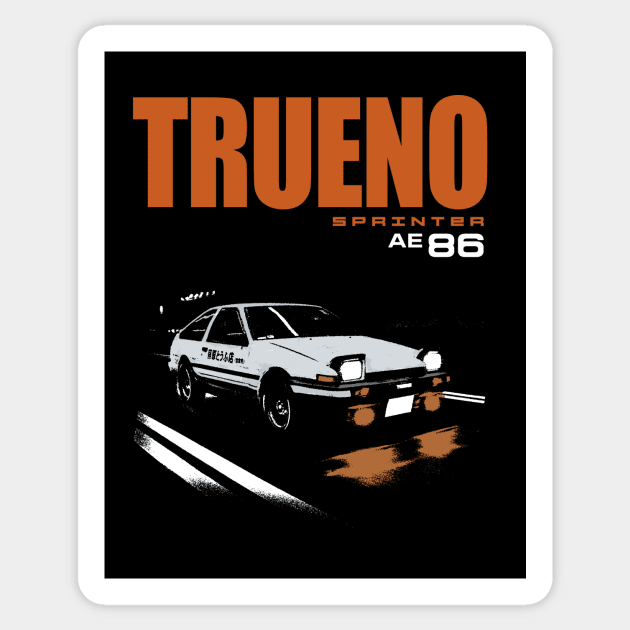 AE86 TRUENO - Ae86 Trueno - Sticker | TeePublic