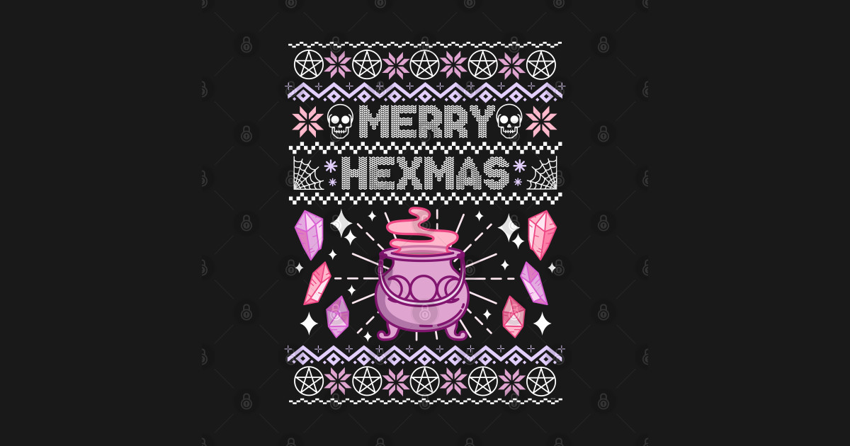 MERRY HEXMAS - Witchy - T-Shirt | TeePublic