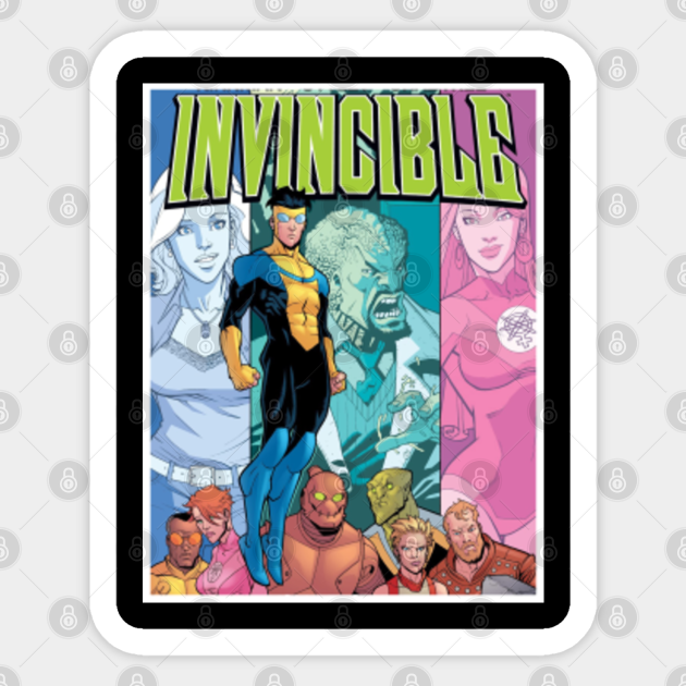 invincible poster - Invincible - Sticker | TeePublic