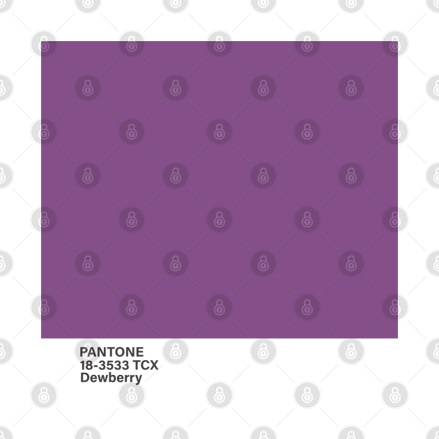 pantone 18-3533 TCX Dewberry - Pantone Color - T-Shirt | TeePublic