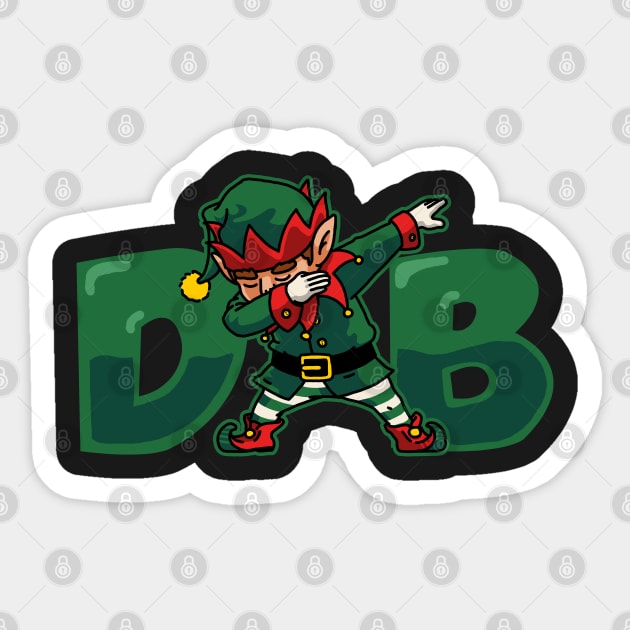 DAB Elf Dabbing Elf Shirt Kids Santa Helper Christmas Gifts - Dabbing ...