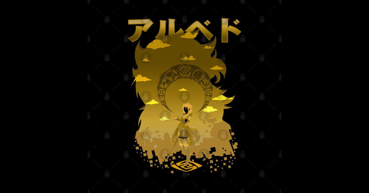 GENSHIN IMPACT ALBEDO - Genshin Impact - Sticker | TeePublic