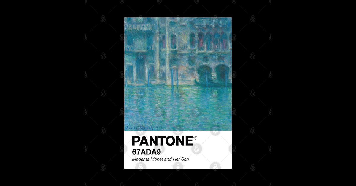 PANTONE MONET - PANTONE Palazzo da Mula, Venice (1908) by Claude Monet ...