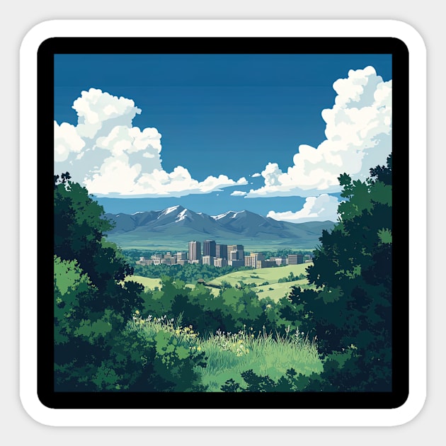 Utah | Anime style - Utah - Sticker | TeePublic