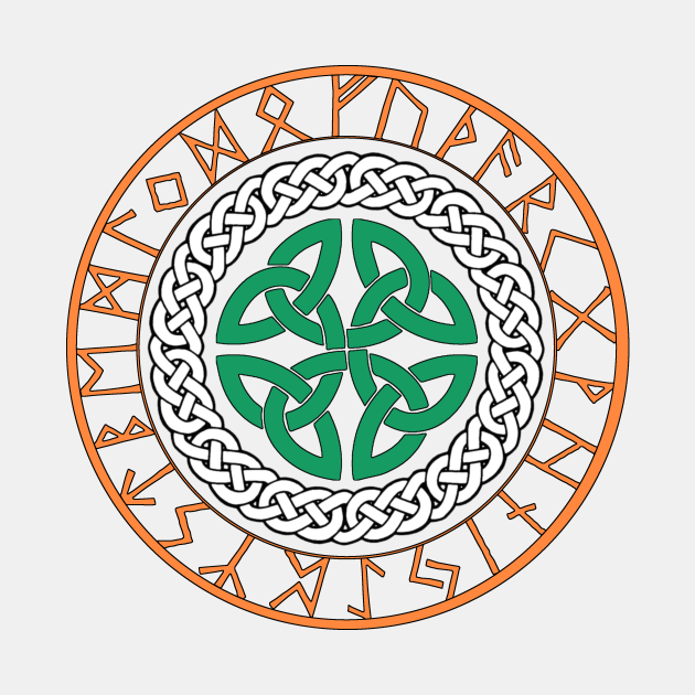 Irish and Celtic Runes and Knots - Celtic Symbol - Tapestry | TeePublic