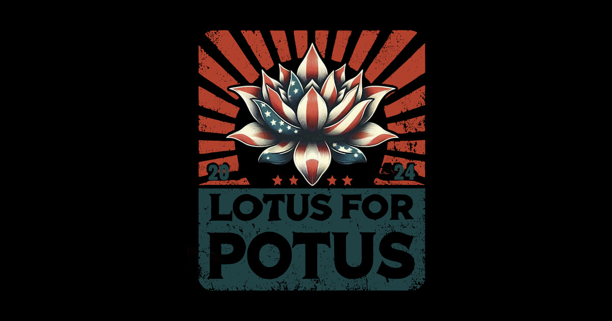 Lotus For Potus Kamala Harris - Kamala Harris - Posters and Art Prints ...