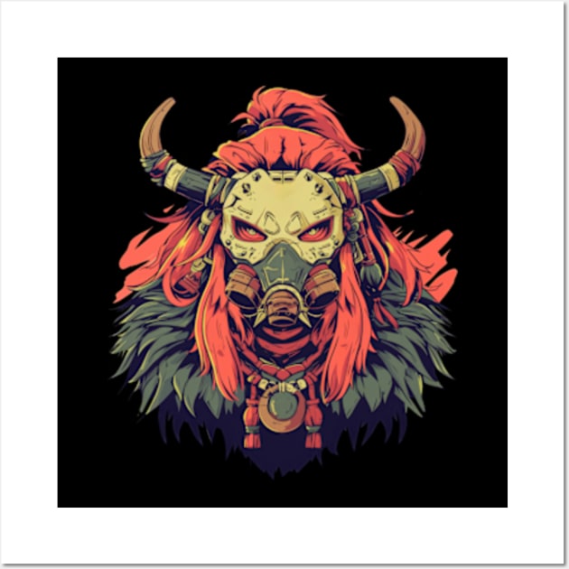 Post Apocalyptic Ninja Samurai T-shirt Design - Ninja Kamui - Posters ...