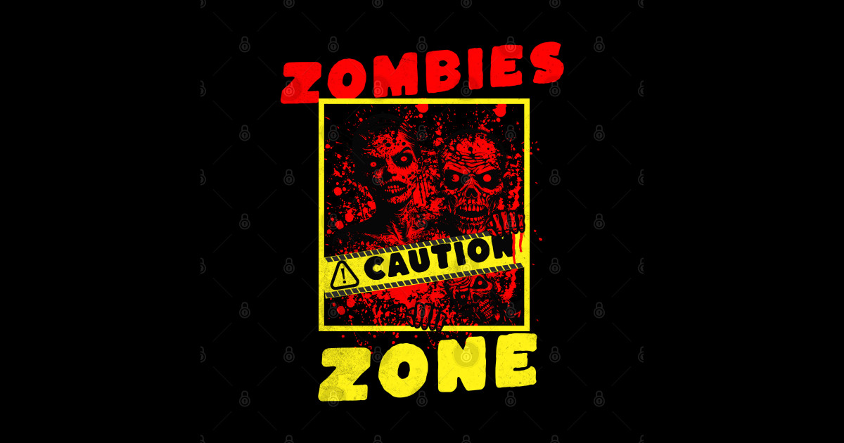 Crimson Terror: Zombies Zone - Zombie - Sticker | TeePublic