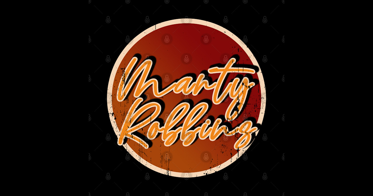 the Marty Robbins - Marty Robbins Vintage - Sticker | TeePublic