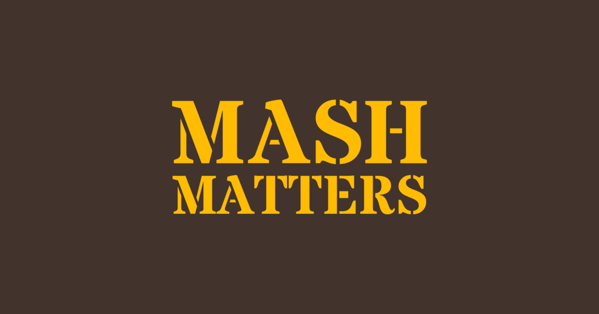 MASH Matters Logo - Yellow - Mash - T-Shirt | TeePublic