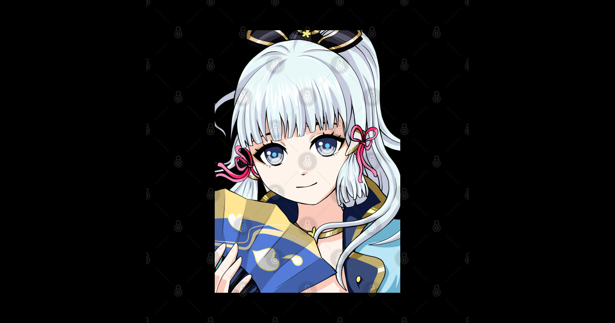 Genshin Impact - Kamisato Ayaka - Kamisato Ayaka - Sticker | TeePublic