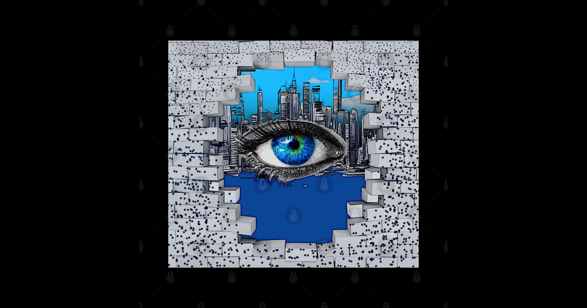 City Eye Sky - City Life - Sticker | TeePublic