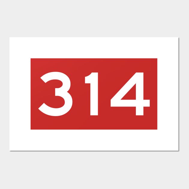 314 Area Code - Archcitytees - Posters and Art Prints | TeePublic