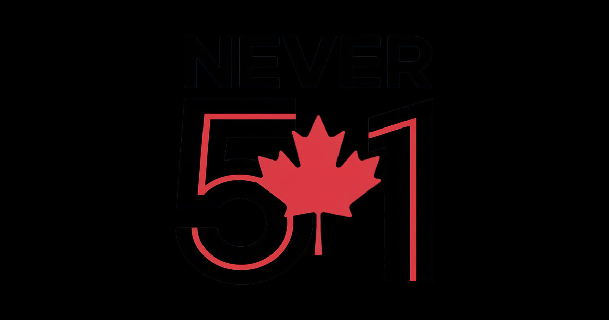 Womens Never 51st State Canada Flag - Womens Never 51st State Canada ...