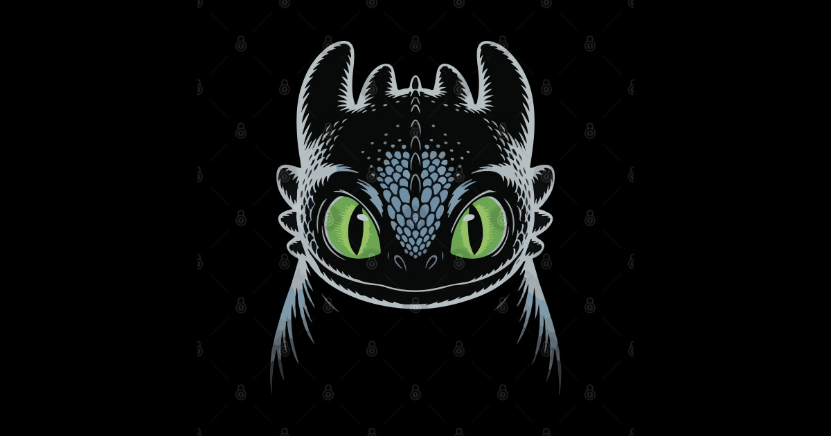 Toothless Dragon - How To Train Your Dragon - Toothless - Sticker ...
