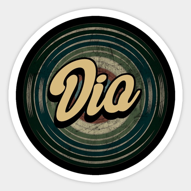 dio vintage cute - Dio - Sticker | TeePublic