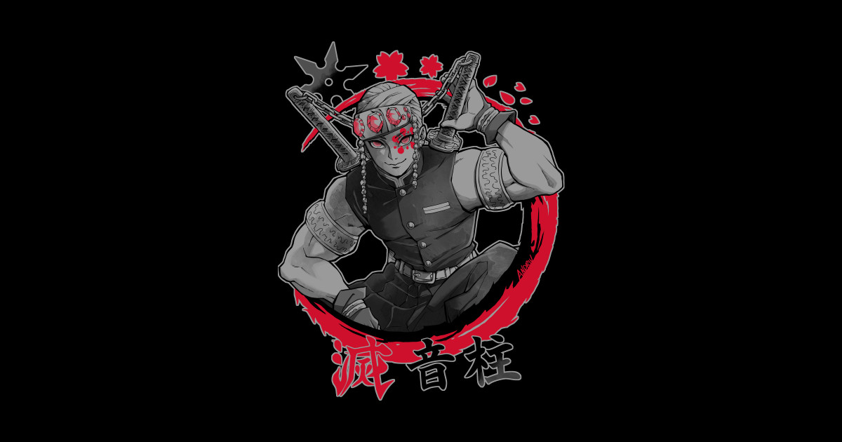 Shinobi Sound v2 - Kimetsu No Yaiba - Pin | TeePublic