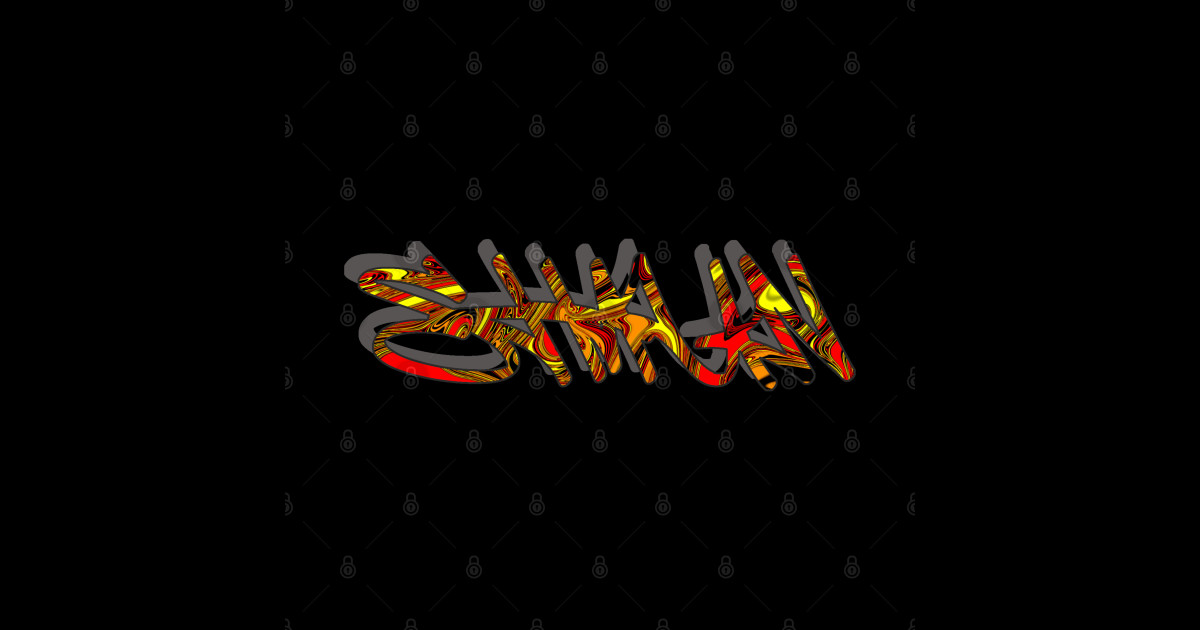 SHAUN Urban Graffiti Name Tag - Urban Style Graffiti Name Tag - Sticker ...